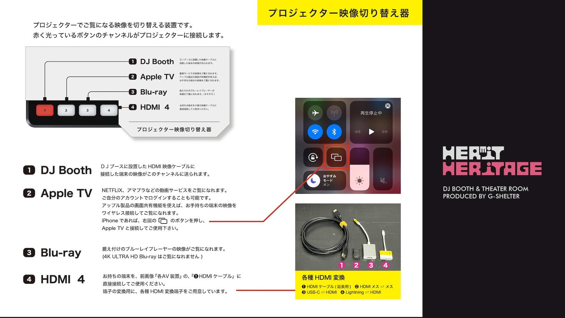 シアタールーム＆DJブース【Hermit Heritage】大画面＋迫力音響でミニパーティ！プロ仕様のDJ機材でライブ配信も！の写真10