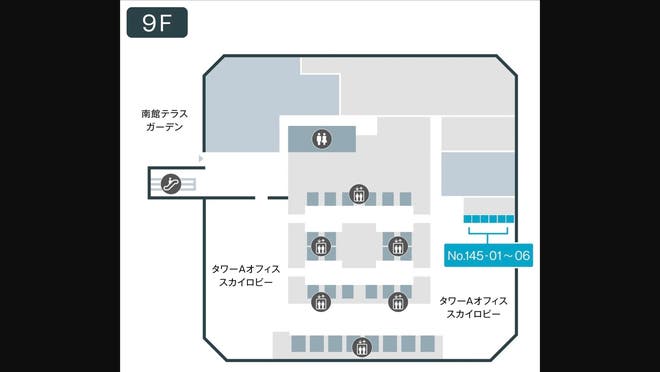 【テレキューブ】グランフロント大阪タワーAの個室型ワークブース(145-05)です。視線と音を遮る、プライベートな集中環境。の写真3