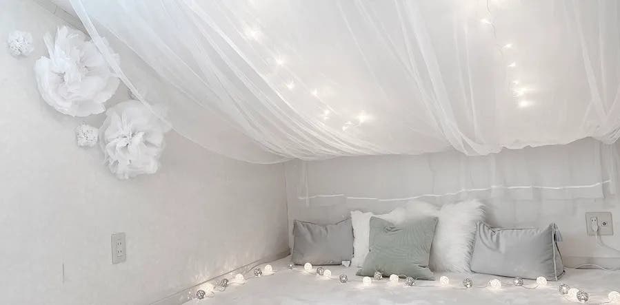 白✖️ピンクでカワイイがたくさん✨写真映え📸一軒家🏠チェキ/女子会/ハレスペ《ローズ三宮》の写真3