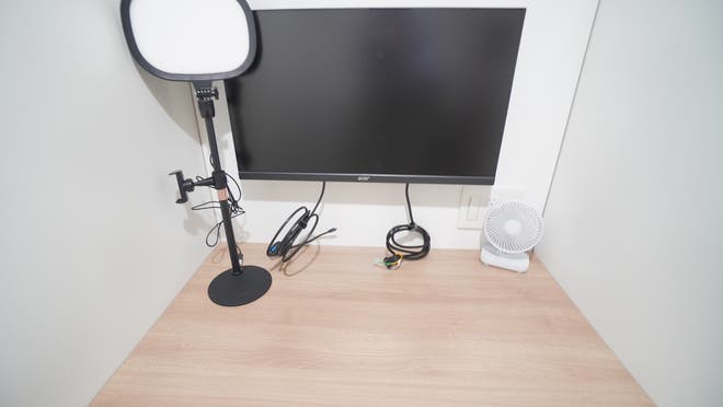 <ワークブース大久保No.4>大久保駅徒歩10秒🚃1人用完全個室🚪Wi-Fi📶モニター🖥電源🔌⚡️テレワーク/面接/自習/作業の写真4