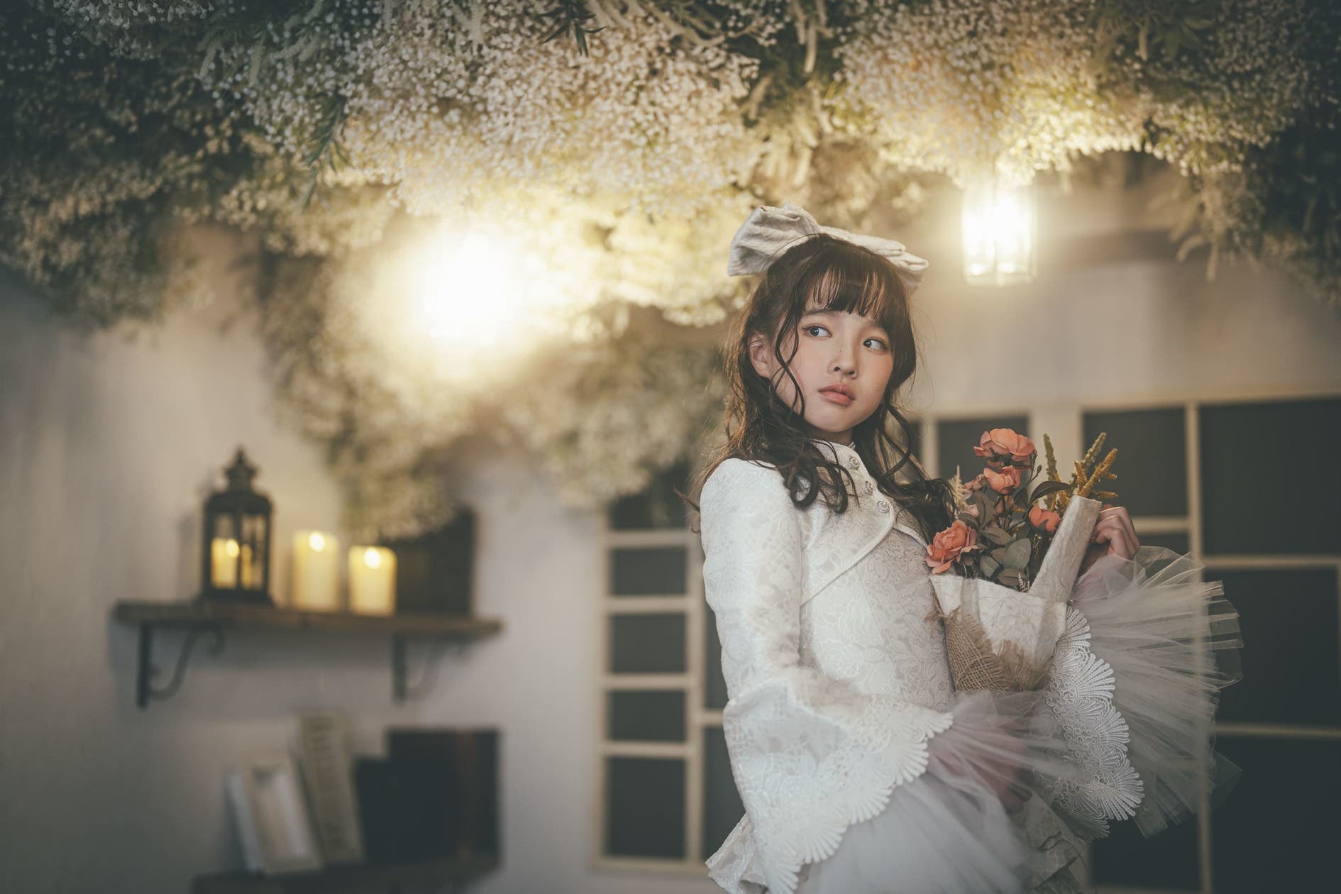 満天のカスミソウの下撮影収録できる機材全部無料のデザイナーズ撮影スタジオの写真6