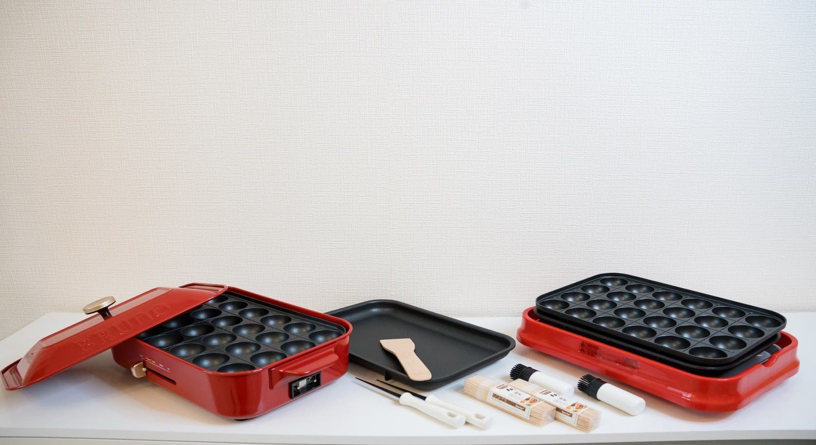 【最新式BLUNO】たこ焼き器/ホットプレート🐙　※2台ご利用の場合は、×2台でご予約くださいの画像1