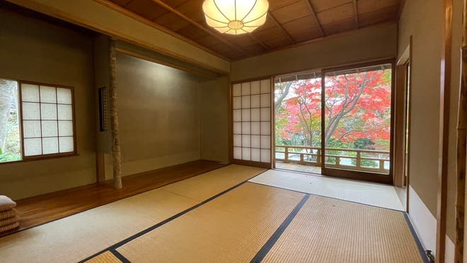 古都鎌倉の数奇屋の茶室の写真3