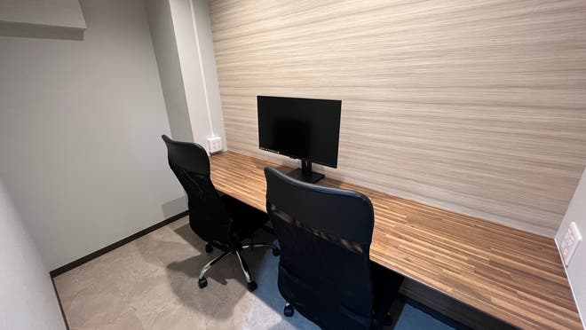 【1時間1,320円!】JR恵比寿駅目の前!完全個室の2名用ブース(ブース21)※予約時間前は入室不可【4F】の写真1