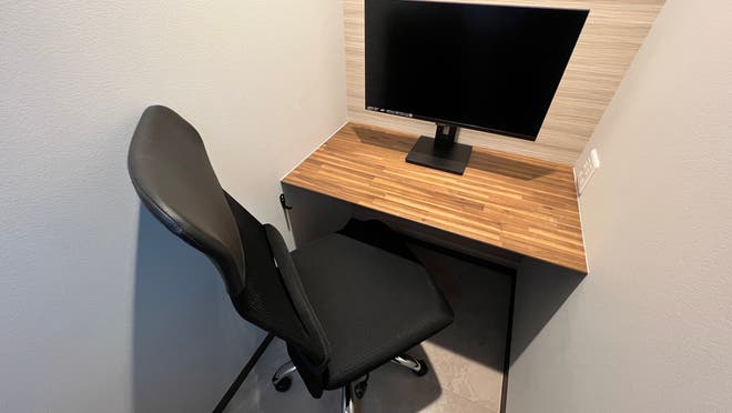 【1時間880円!】JR恵比寿駅目の前!完全個室の1名用ブース(ブース25)※予約時間前は入室不可【4階】の写真2