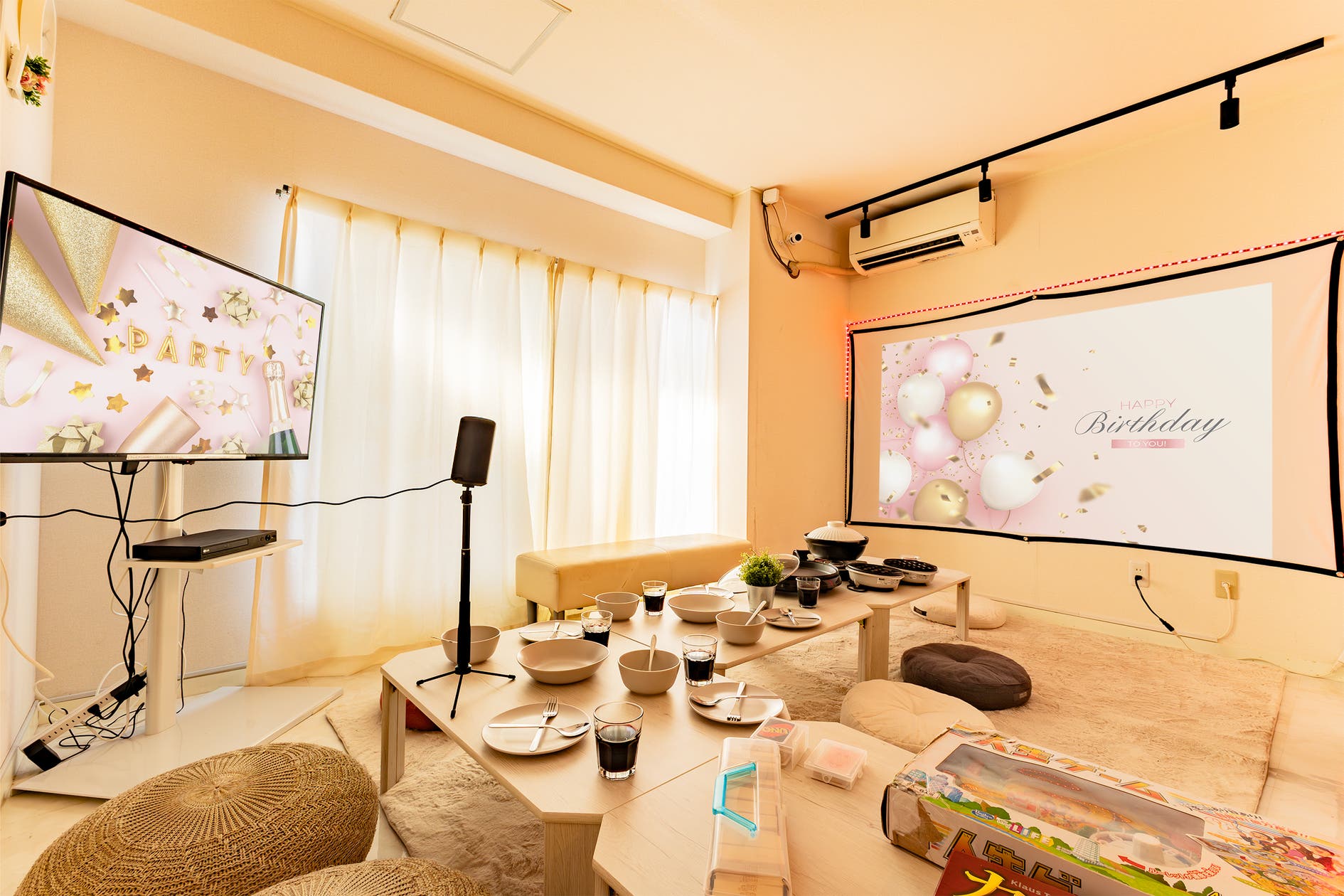 <GS7>🪙映画鑑賞会💖推し活💍撮影📸ゲーム機🎮ボドゲ🎉ゴミ捨て無料🌞🎬Netflix/hulu視聴可の写真1