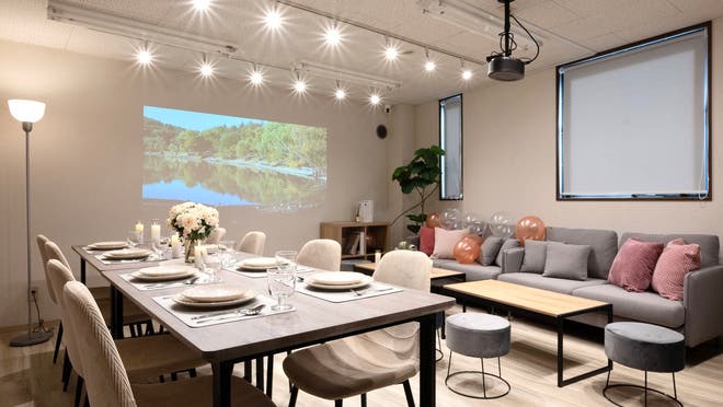 期間限定Sale✨三宮駅4分🚃ワンフロア1室の贅沢空間🛋️🍷ド迫力プロジェクター🎞️🍿最大18名様🎉ごみ捨て可🌈の写真2