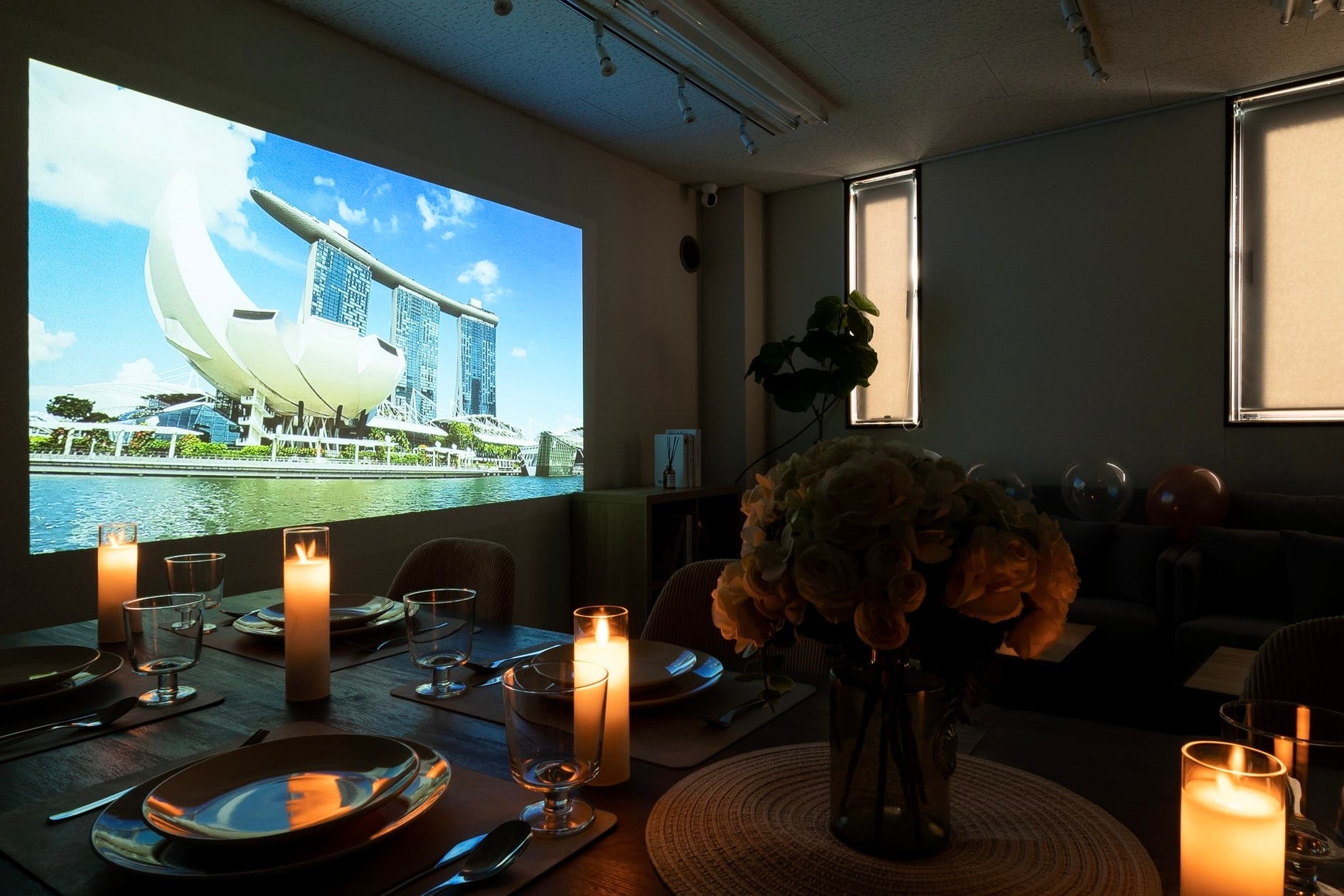 期間限定Sale✨三宮駅4分🚃ワンフロア1室の贅沢空間🛋️🍷ド迫力プロジェクター🎞️🍿最大18名様🎉ごみ捨て可🌈の写真12