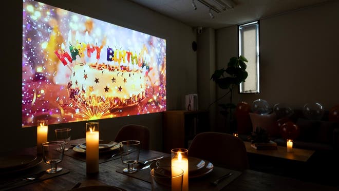 期間限定Sale✨三宮駅4分🚃ワンフロア1室の贅沢空間🛋️🍷ド迫力プロジェクター🎞️🍿最大18名様🎉ごみ捨て可🌈の写真15