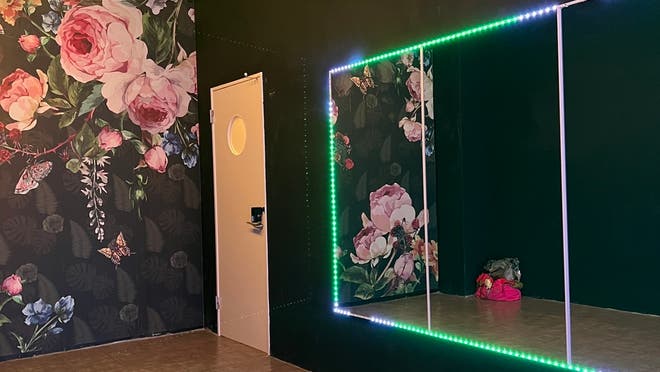 伏見駅E出口から徒歩1分のアレクサ対応虹色照明ダンススタジオの写真1