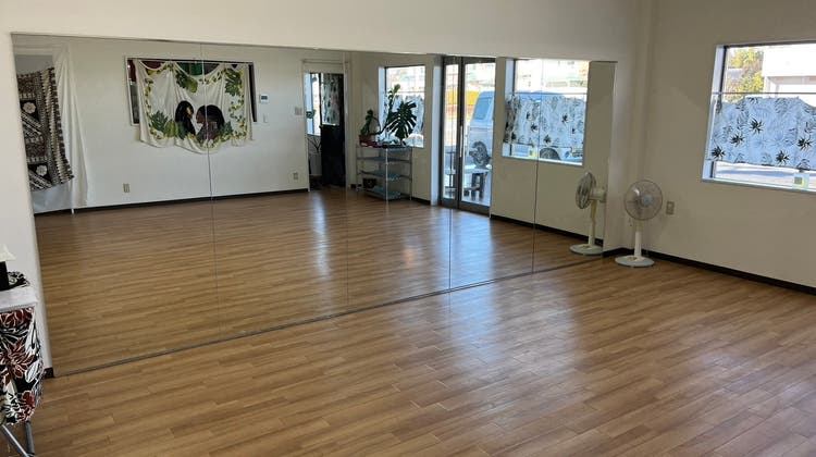 フラダンス ヒップホップダンス その他ダンス 前面鏡張りの写真1