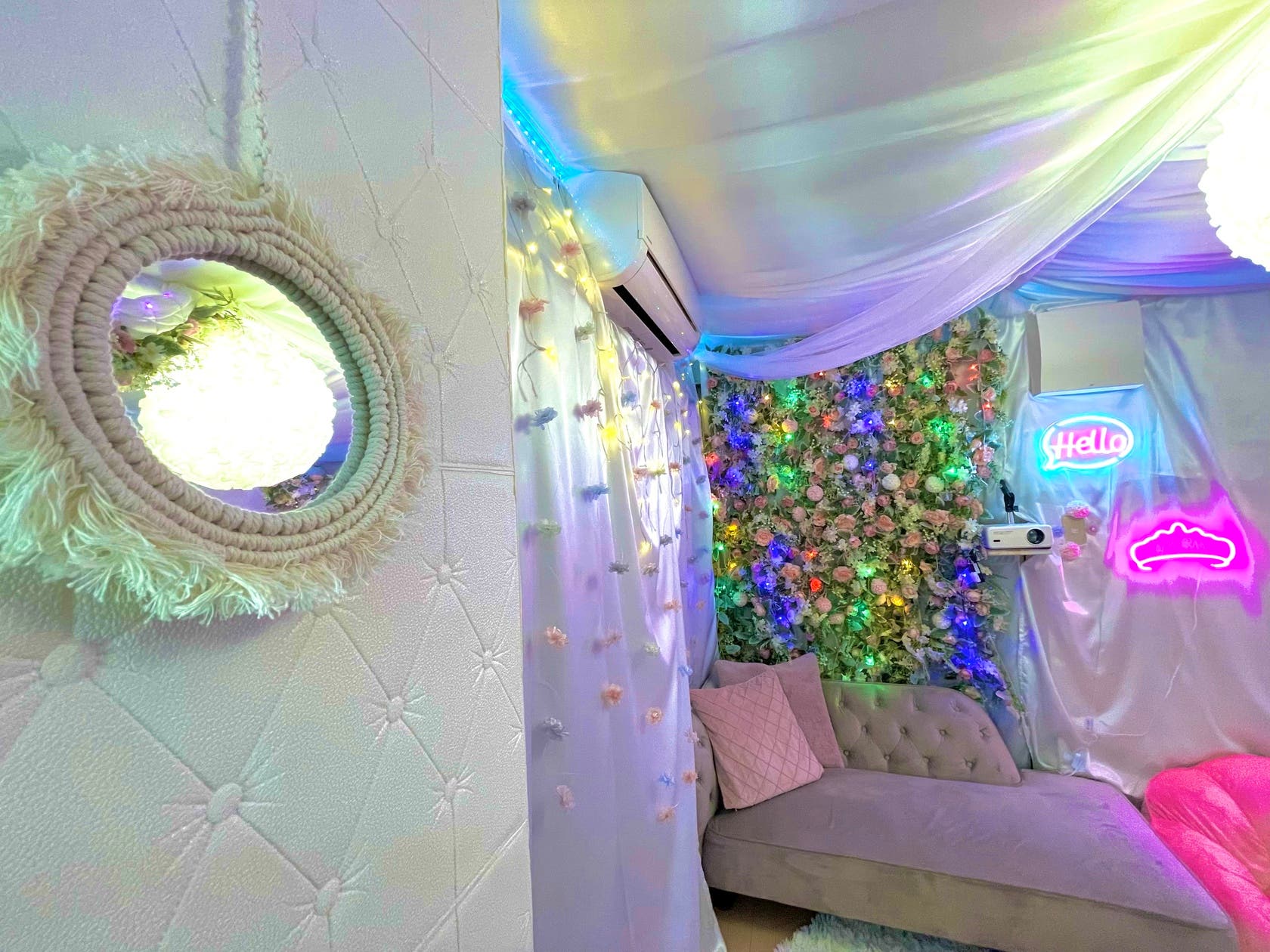 フロアこのスペースだけ🔥駅1分✨花空間🌸大人気ゲーム🎮プロジェクター🎥飲み会🥂パーティー🎉24H🏪デート💕撮影の写真13