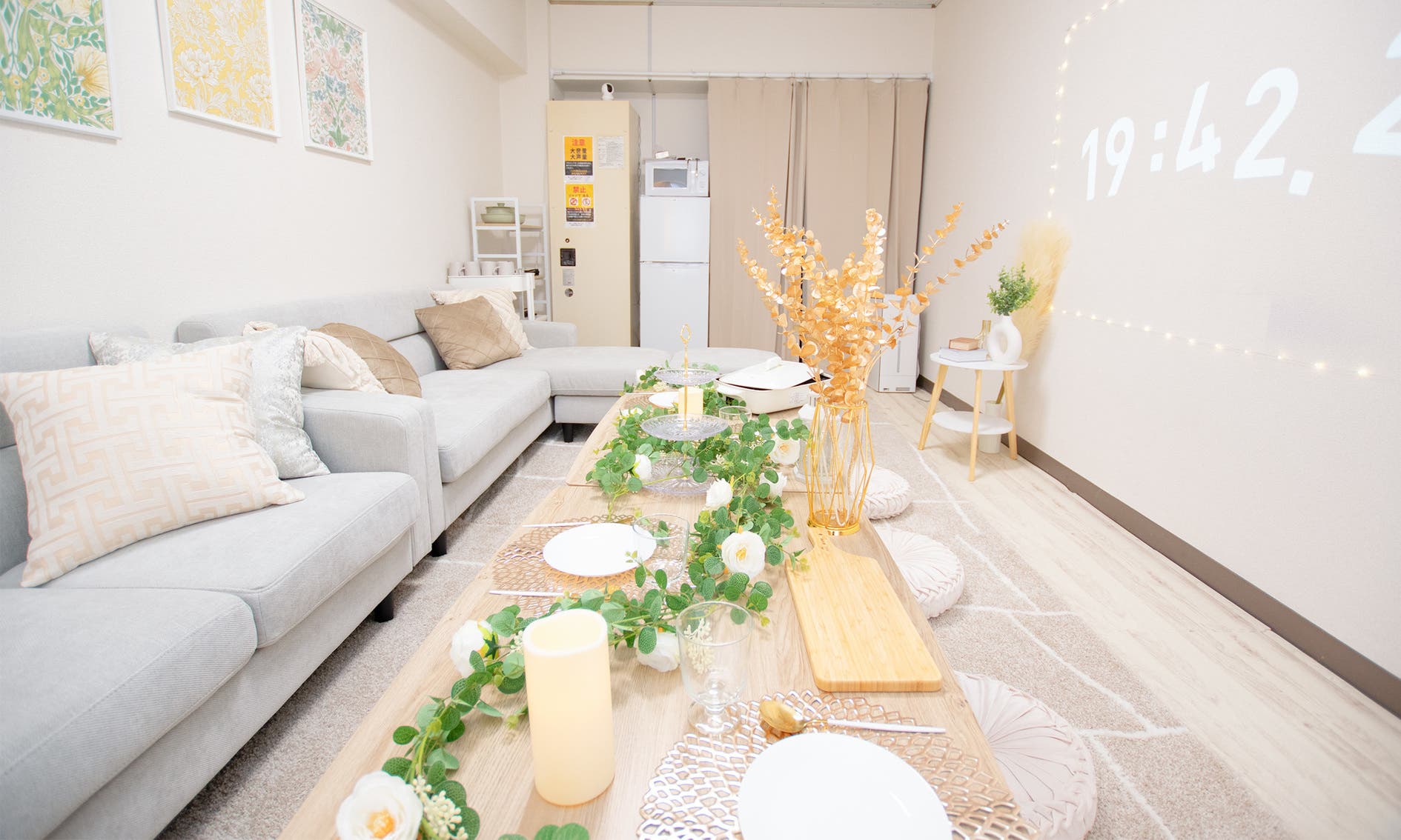 🌼栄駅５分🉐100㌅プロジェクター🎬大人気ゲーム機🎮✨おしゃれ空間でパーティーの写真9