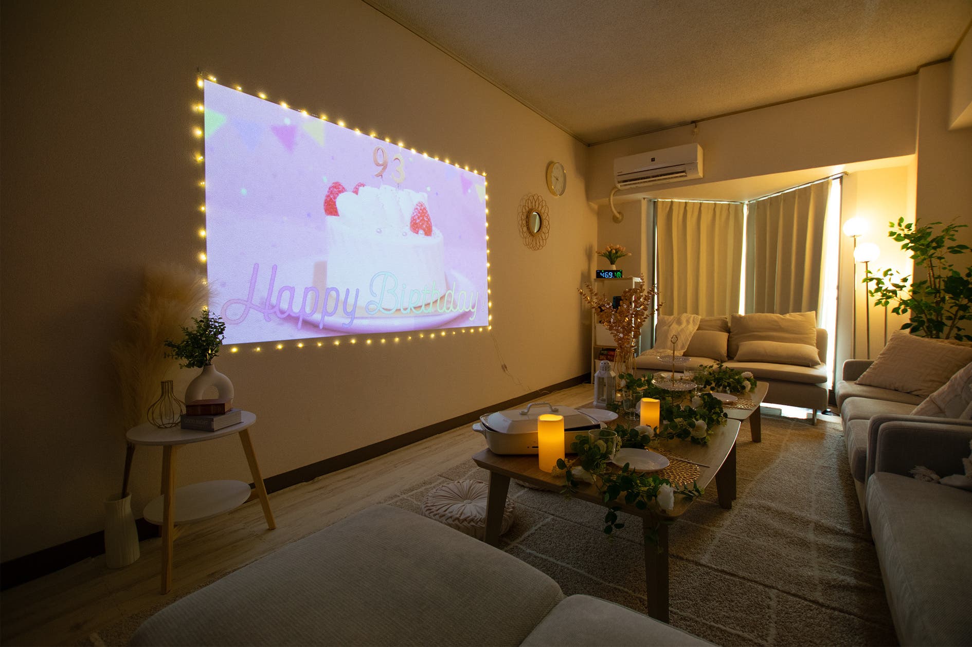 🌼栄駅５分🉐100㌅プロジェクター🎬大人気ゲーム機🎮✨おしゃれ空間でパーティーの写真11