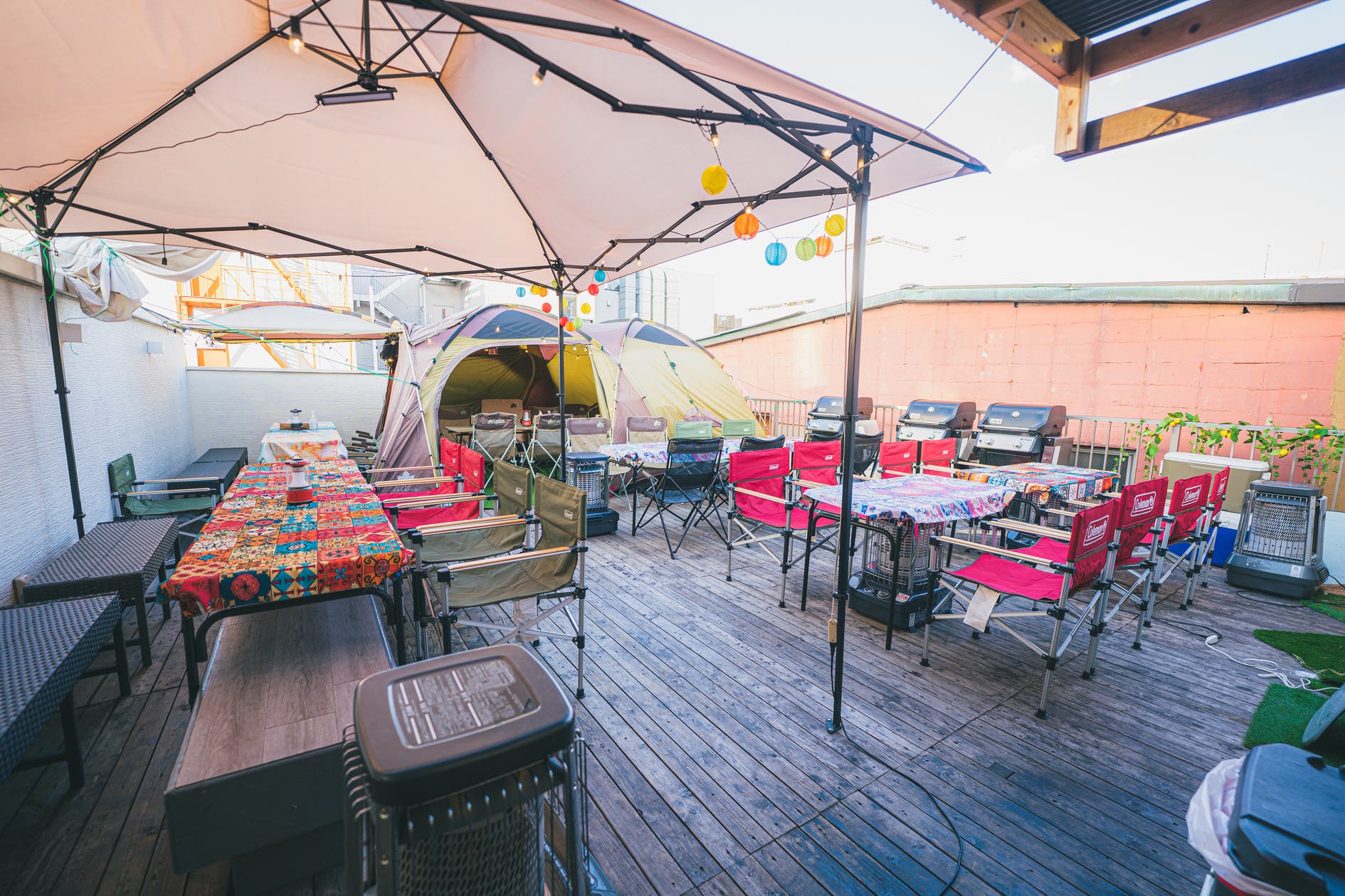 なんばでグランピング！？屋上の開放的な空間でBBG🍖やビアガーデン🍺など盛り上がること間違いなし🌟の写真7