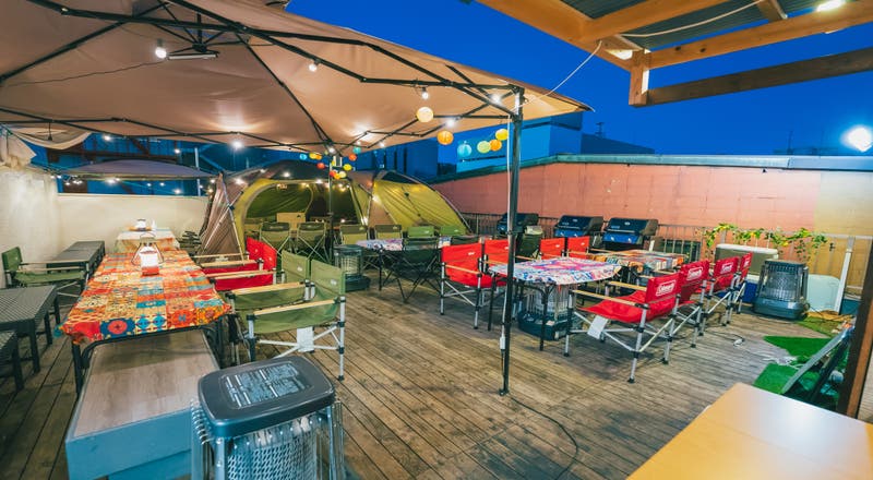 なんばでグランピング！？屋上の開放的な空間でBBG🍖やビアガーデン🍺など盛り上がること間違いなし🌟