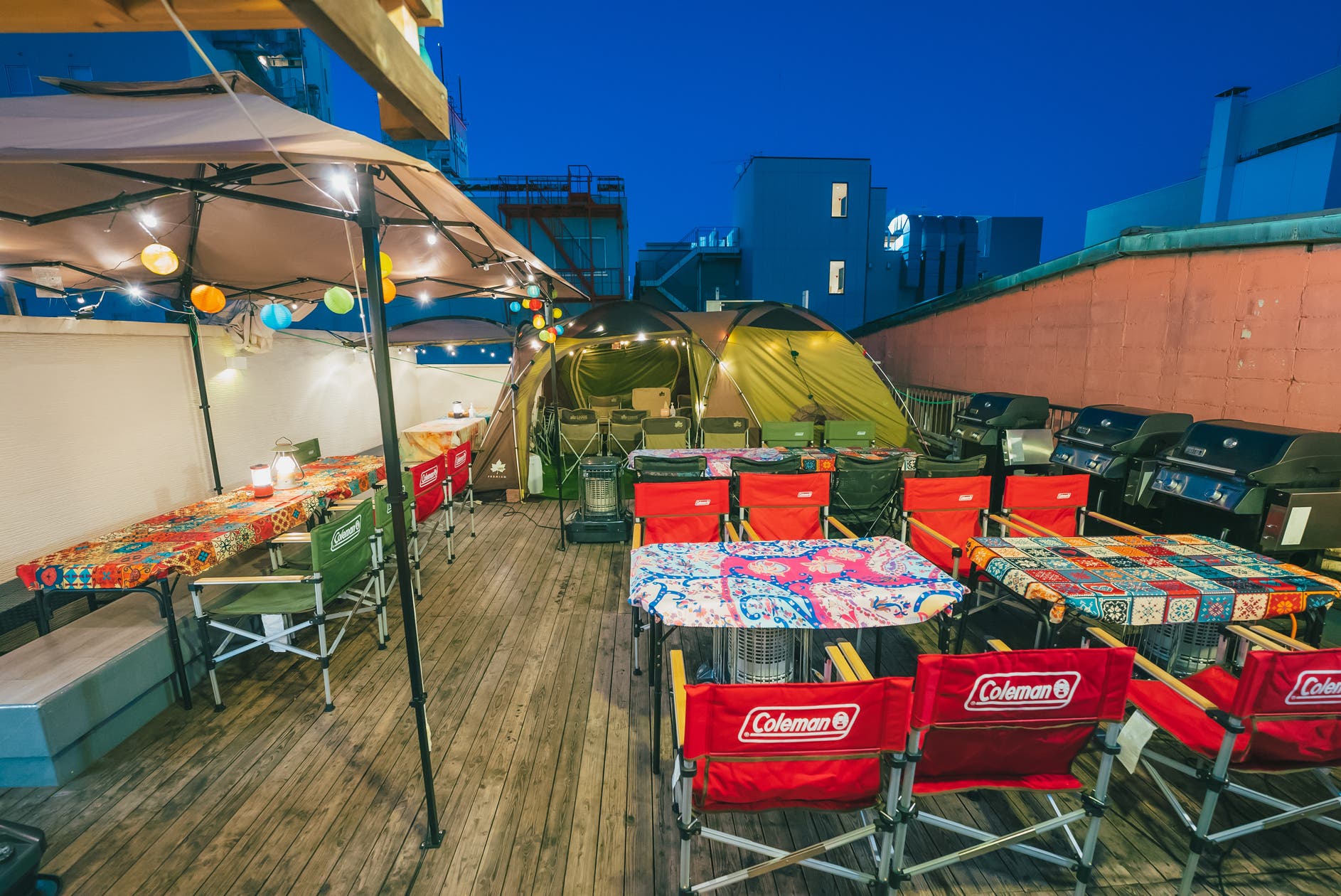 なんばでグランピング！？屋上の開放的な空間でBBG🍖やビアガーデン🍺など盛り上がること間違いなし🌟の写真6