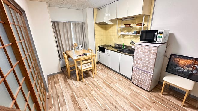 2DK貸切。無料駐車場付き、無料Wi-Fi付き。撮影も出来ます。誕生会や女子会、テレワークにも。の写真20