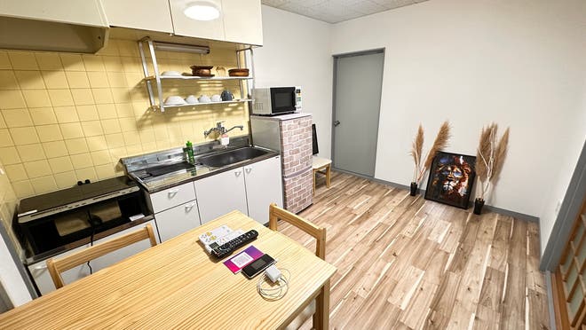 2DK貸切。無料駐車場付き、無料Wi-Fi付き。撮影も出来ます。誕生会や女子会、テレワークにも。の写真21