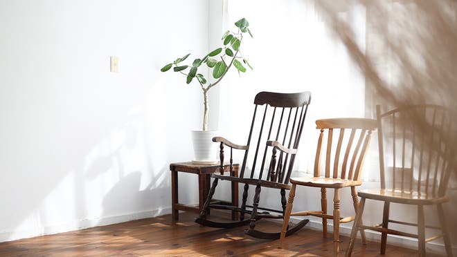 代々木ヴィンテージマンション内の自然光と木とドライフラワーに包まれたの空間の写真12