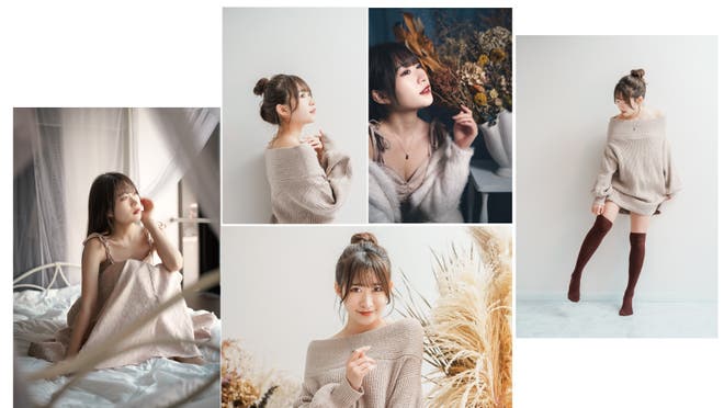 【クリスマスキャンペーン】クリスマスブース設置 自然光 白スタ ドライフラワー🎃ポートレート、コスプレ、女子会、パーティの写真4