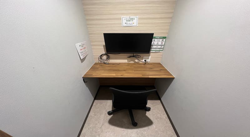 【赤羽駅徒歩1分◎】駅近！テレワークに最適な1名個室（ブース8）※予約時間前は入室不可