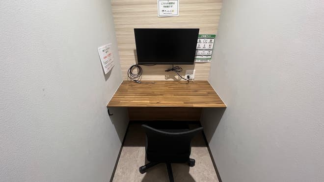 【赤羽駅徒歩1分◎】駅近!テレワークに最適な1名個室(ブース8)※予約時間前は入室不可の写真1