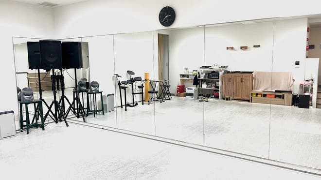 【七隈線茶山駅徒歩6分】鏡/音響設備完備のダンススタジオ!撮影可能!の写真7
