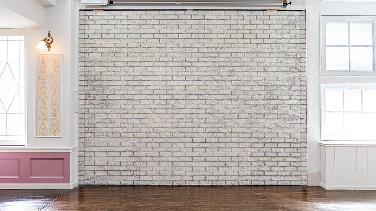 白レンガ壁の画像1