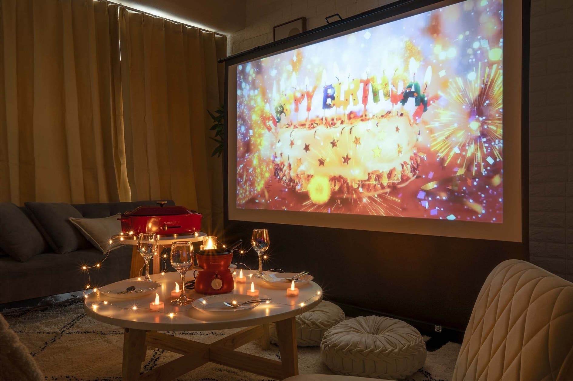 栄駅5分🚶‍♀️白を基調とした清潔感ある北欧空間✨☕クリスマス🎄女子会💖推し活🎀誕生日🎂撮影OK📸ゴミ捨て◎🚮の写真11