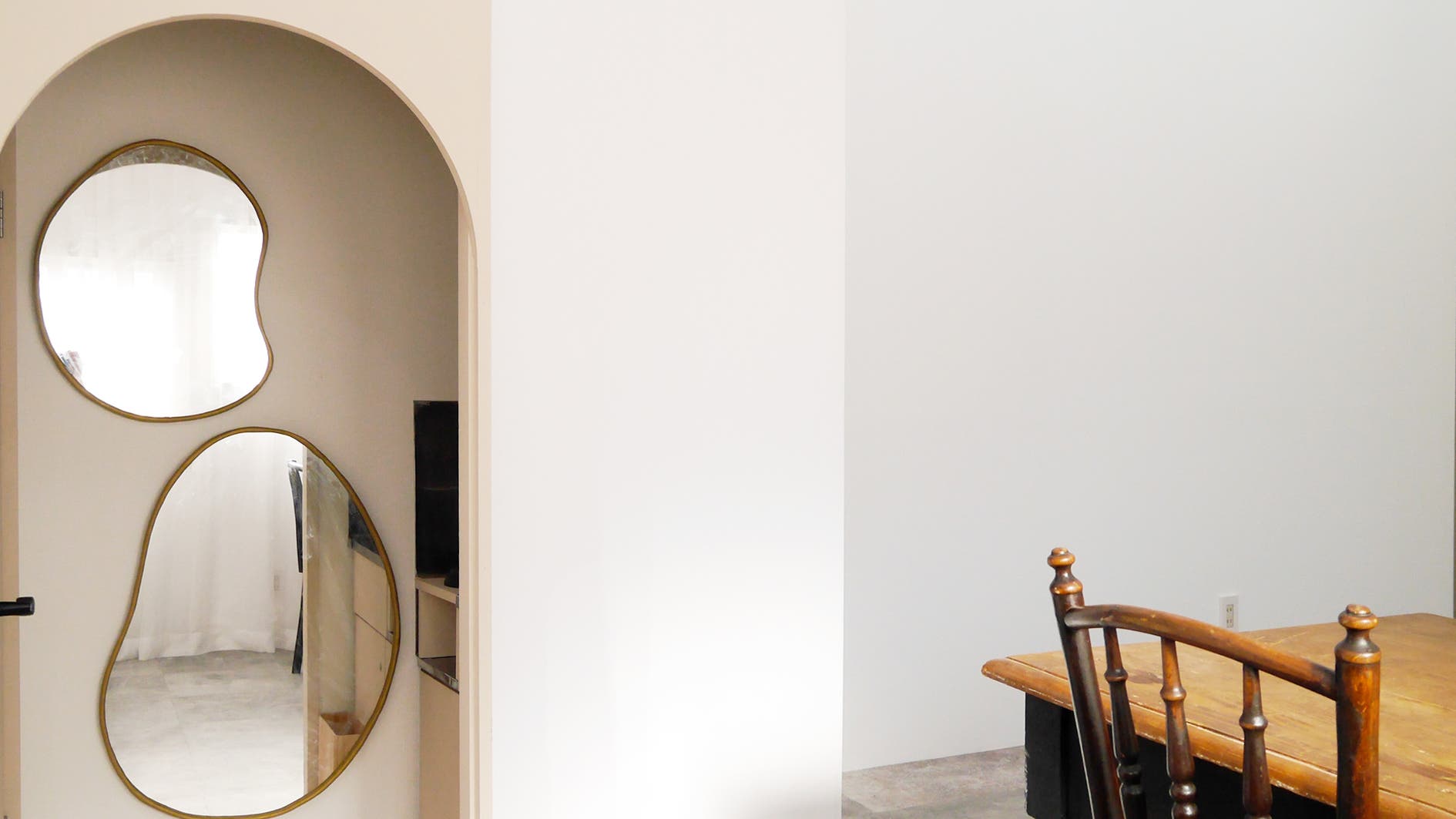 【表参道徒歩3分】自然光・ベージュと白・アーチ・アンティーク・海外インテリア・フォトスタジオの写真19