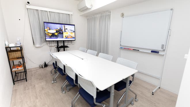 【リモートベース名駅1】✨お洒落な会議室✨8人会議✨名駅3分✨の写真2