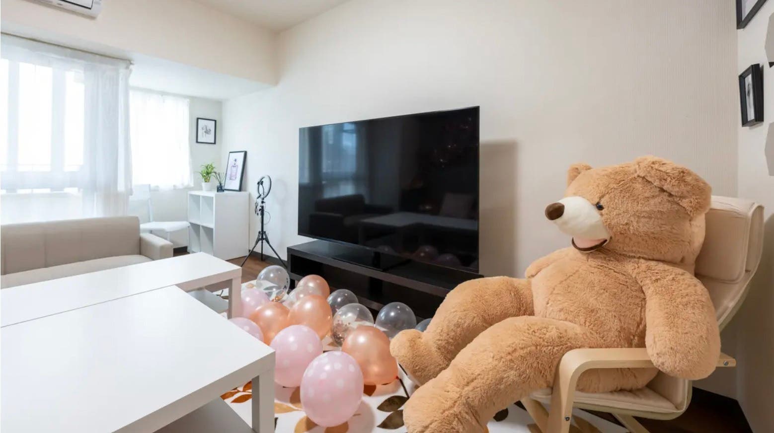 スペモ📣歓送迎会🎊池袋駅4分✨映画🎉75㌅超大TV💝推し活・女子会🍷記念日🥂ゴミ無料OK🍸515_みんなのスペース池袋ハレザの写真6