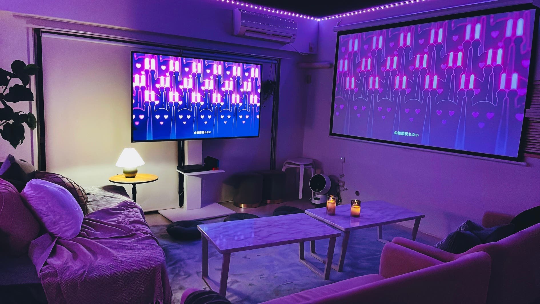 カップル・少人数割👫💕大迫力シアター&65型TV📹大人気ゲーム🎮✨シャワー利用可🚿烏丸４分🚶‍♂️推し活💟デートの写真7