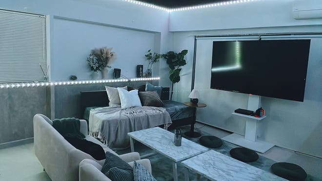 カップル・少人数割👫💕大迫力シアター&65型TV📹大人気ゲーム🎮✨シャワー利用可🚿烏丸4分🚶♂️推し活💟デートの写真13