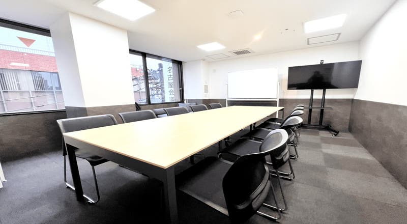 名古屋会議室 名古屋駅前 第1会議室【ロの字10名・最大15名利用OK/名古屋駅地下出口より徒歩30秒】