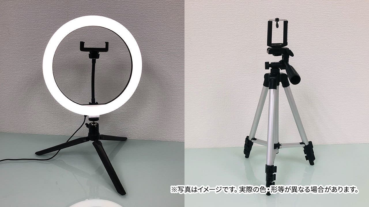 LEDリングライト＆スマホスタンドの画像1