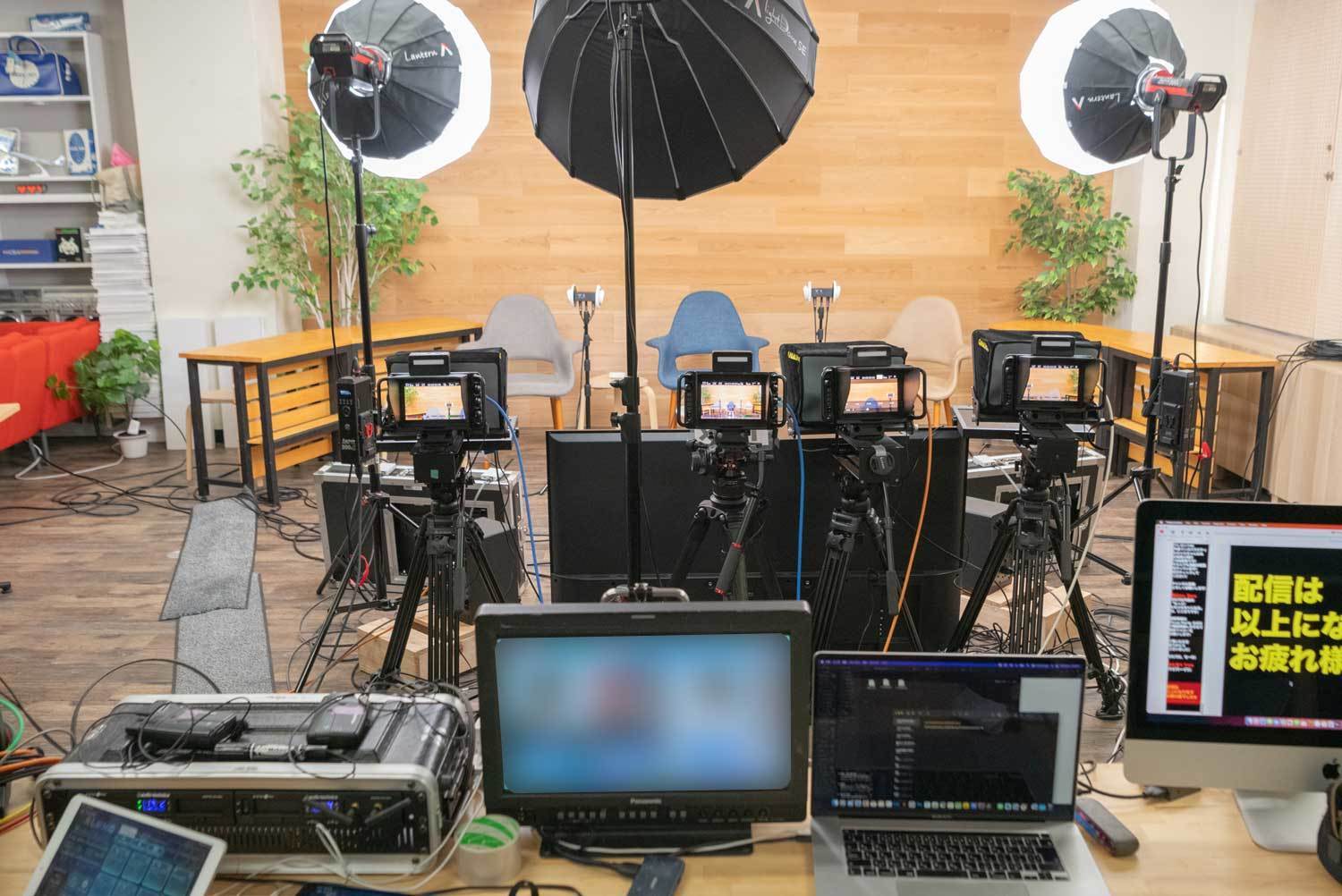 配信スタッフ付き価格 【高性能機材完備】新中野駅から1分の全装備ライブ配信スタジオ クロマキー配信にも対応の写真4