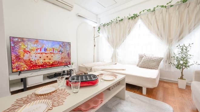 ricopa導入💗最大14名🉐錦糸町駅4分🥳ドンキ🐧大人気ゲーム機🎮55型TV📺女子会💗推し活🌟撮影📷白壁🌟の写真11