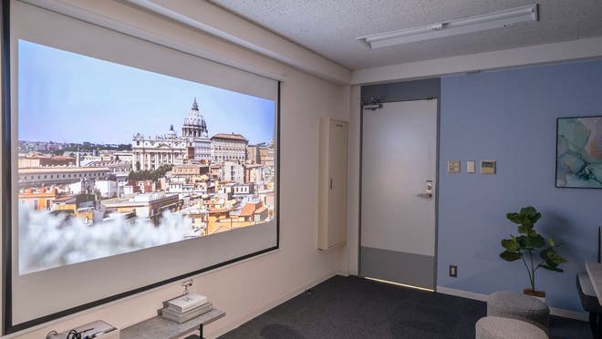 【東梅田すぐ】Open価格30%⤵️泉の広場4分🚃120㌅大画面スクリーン🎬セミナー/懇親会などにお勧め⭐️土足🉑/ネクシアの写真9