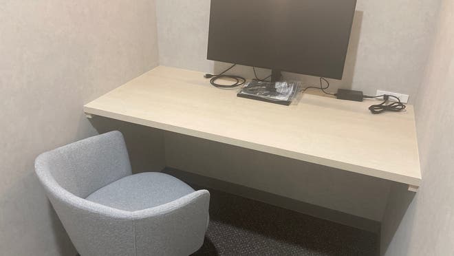 【JR花園駅前】1名用ワークブース/Wi-Fi/モニター/ZOOM/自習/いいオフィス花園駅前個室①の写真5