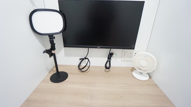 <ワークブース南森町No.1>大阪天満宮駅徒歩3分🚃1人用完全個室🚪Wi-Fi📶モニター🖥電源🔌⚡️テレワーク/面接/自習の写真4