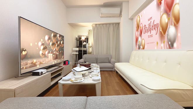 ルームルーム池袋✨クリスマス🎄歓送迎会🎊池袋駅5分🚶デート🛋️パーティー🎊映画鑑賞🎬推し活👑ルームルーム池袋の写真2