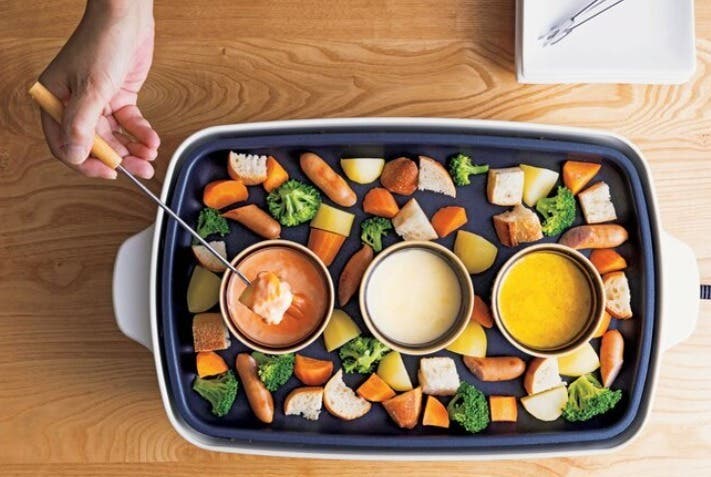 たこ焼き器（30個焼き）&ホットプレート（チョコ🍫&チーズフォンデュ🧀も）の画像1