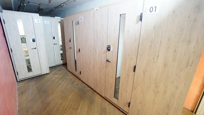 <ワークブース茨木市駅前No.1>駅直結施設内🏬1人用完全個室🚪Wi-Fi📶モニター🖥電源🔌⚡️テレワーク/面接/自習/作業の写真2