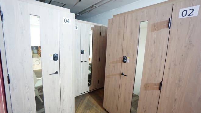 <ワークブース茨木市駅前No.1>駅直結施設内🏬1人用完全個室🚪Wi-Fi📶モニター🖥電源🔌⚡️テレワーク/面接/自習/作業の写真6