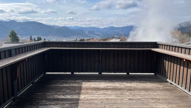 露天風呂入浴が出来る!湯治型カフェの写真2