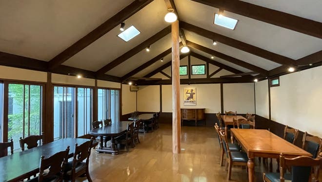 露天風呂入浴が出来る!湯治型 食堂&台所の写真1