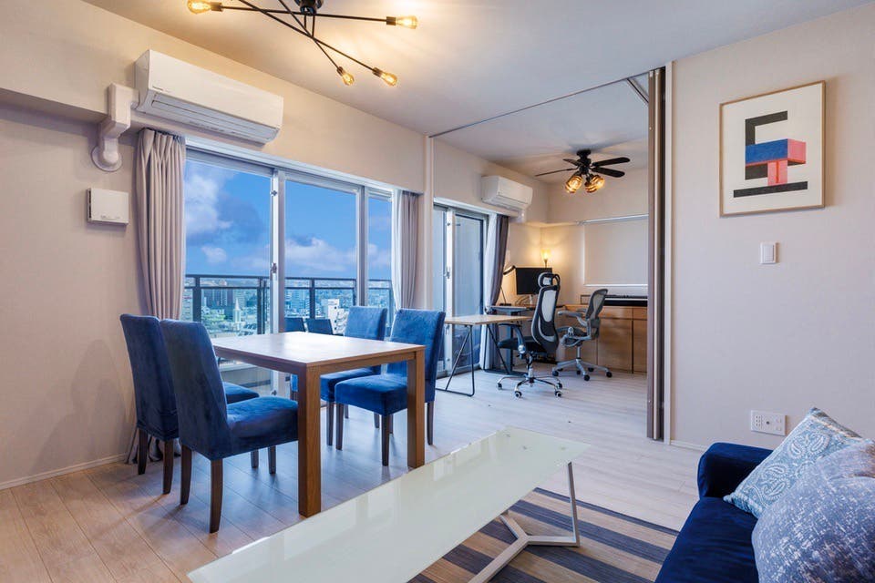 【那覇曙】パーティーや撮影などに最適！大型TV/ゴミ捨て可/共有ラウンジ貸切可！/ベランダ/ボドゲ充実の写真5