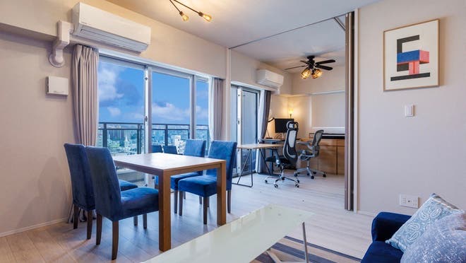 【那覇曙】パーティーや撮影などに最適!大型TV/ゴミ捨て可/共有ラウンジ貸切可!/ベランダ/ボドゲ充実の写真5